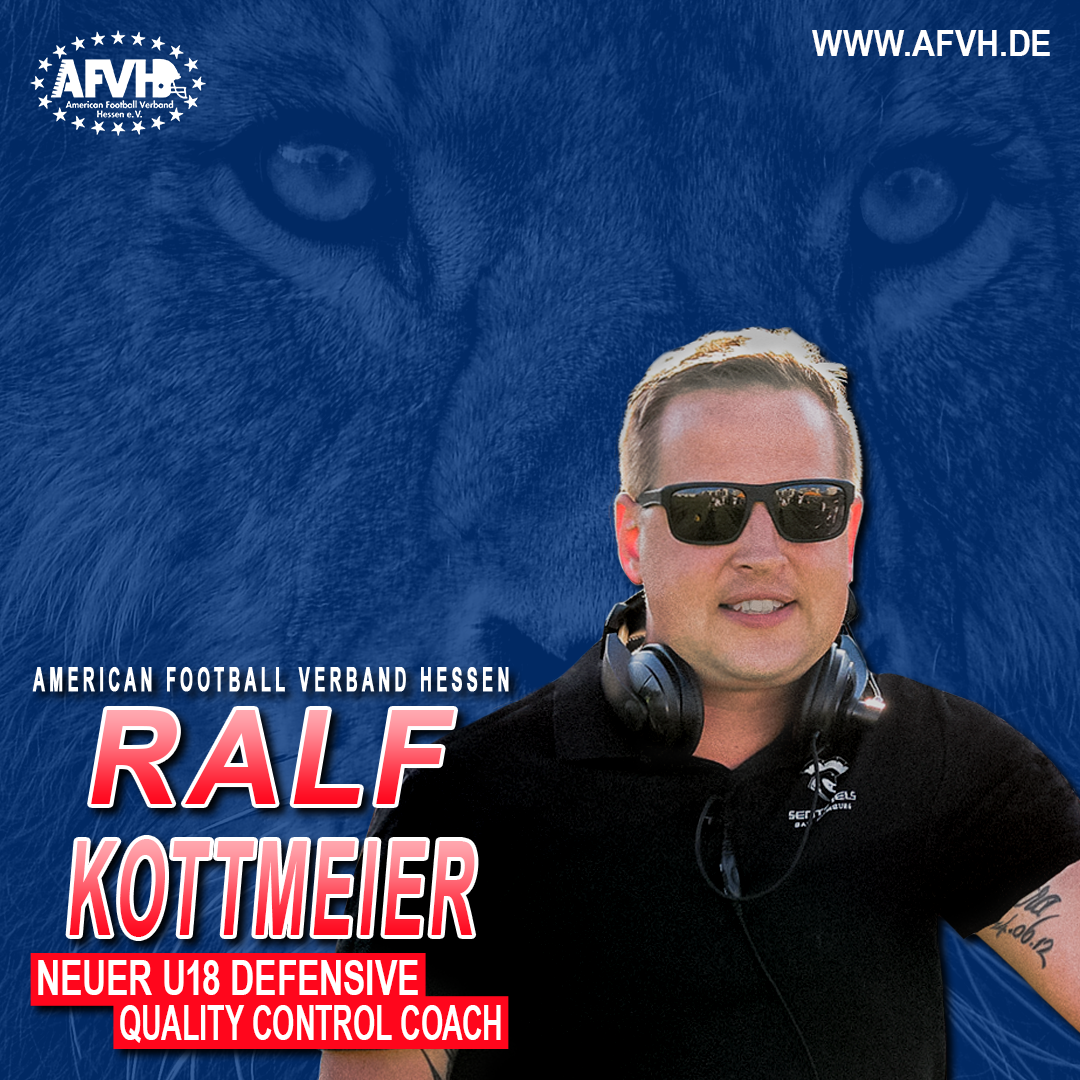 Neuzugang im Trainerteam der U18 Defense – AFVH